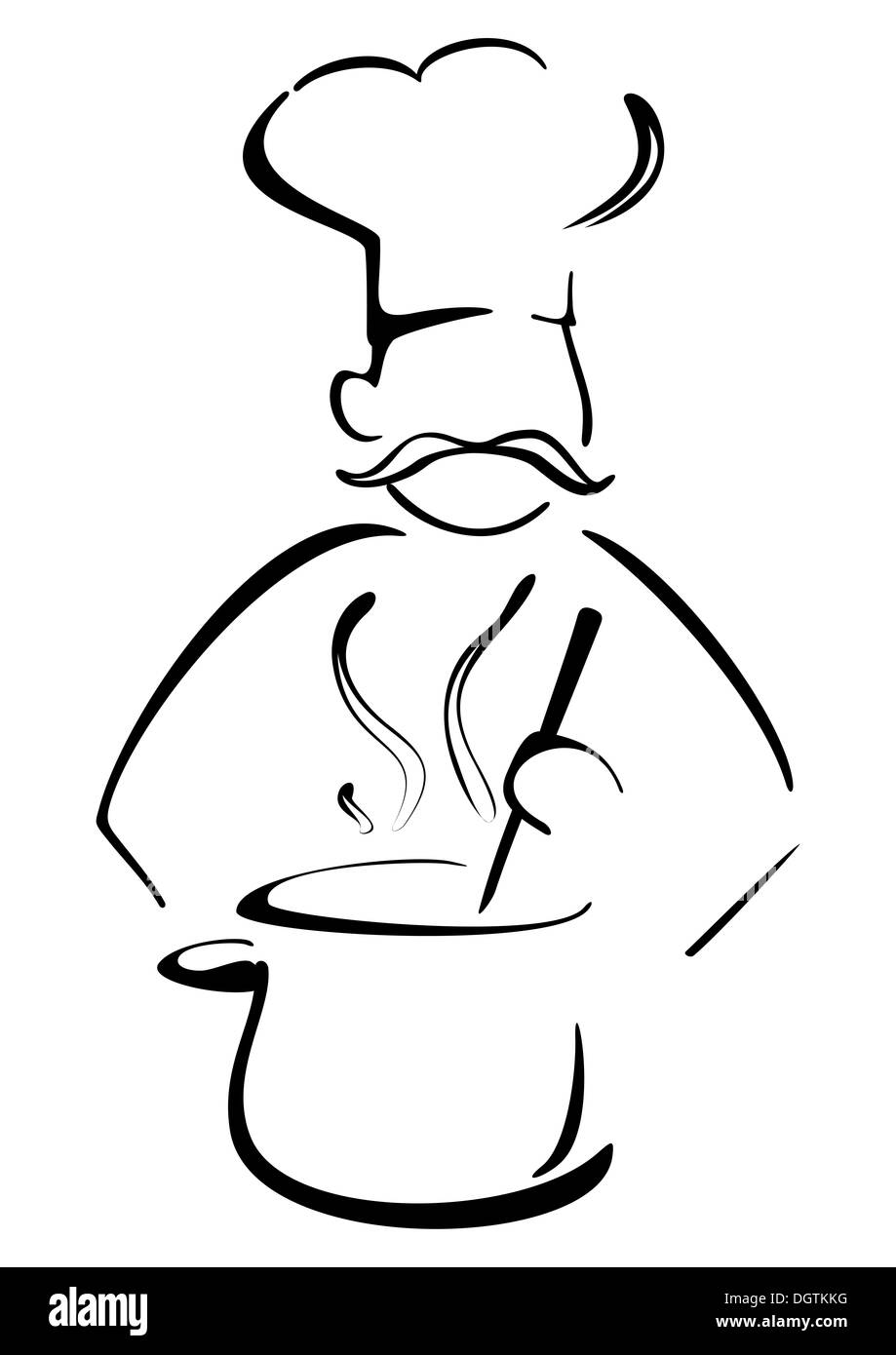 Food pot Black and White Stock Photos & Images - Alamy