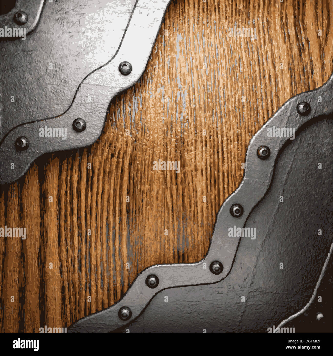 metal and wood background Stock Photo - Alamy