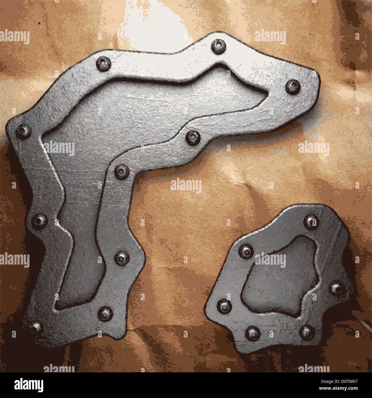 metal and paper background Stock Photo - Alamy