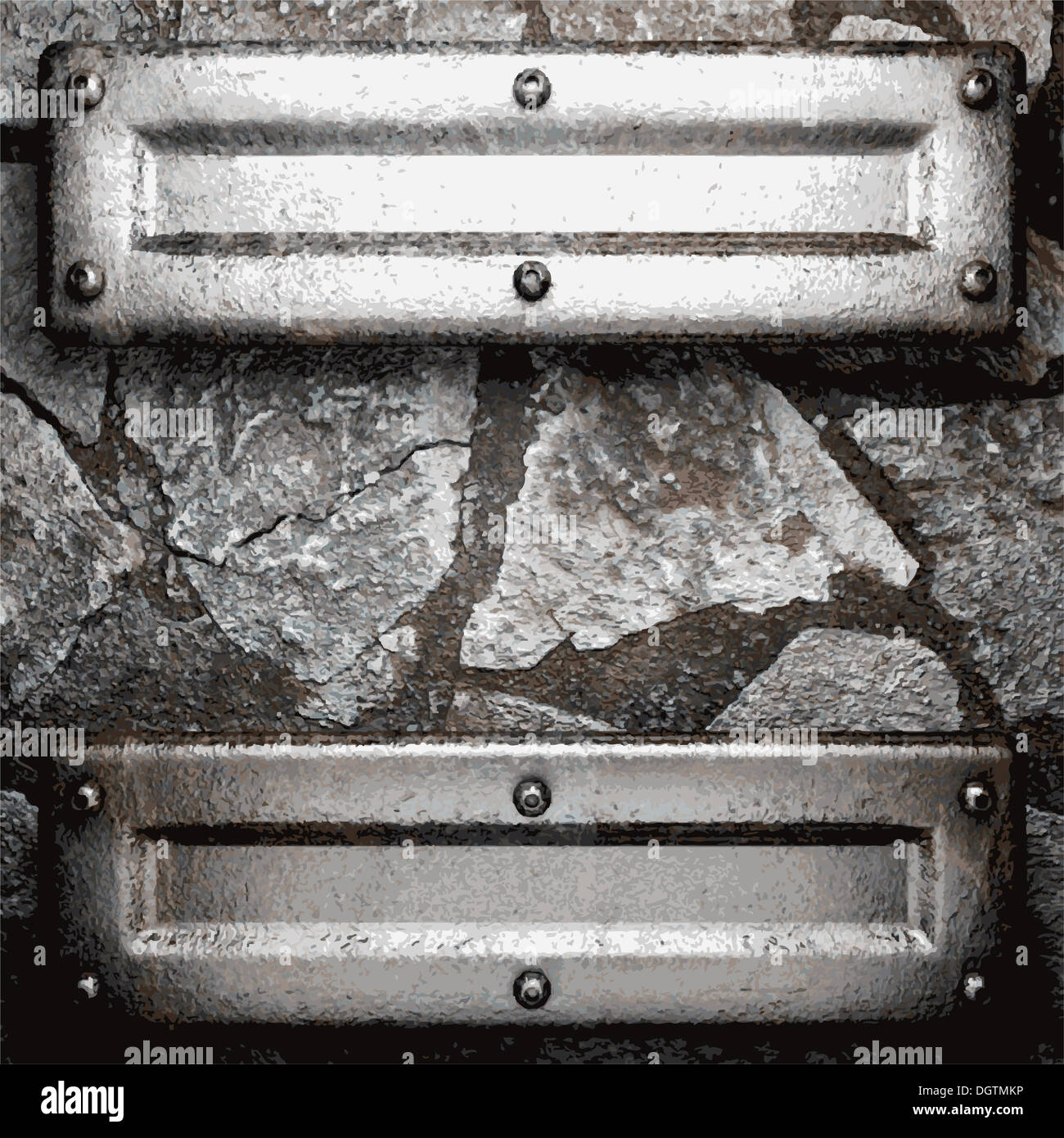 metal and stone background Stock Photo - Alamy