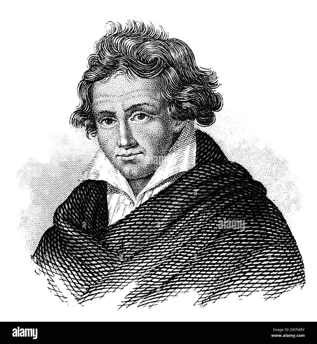 Engraving of ludwig van beethoven hi-res stock photography and images ...
