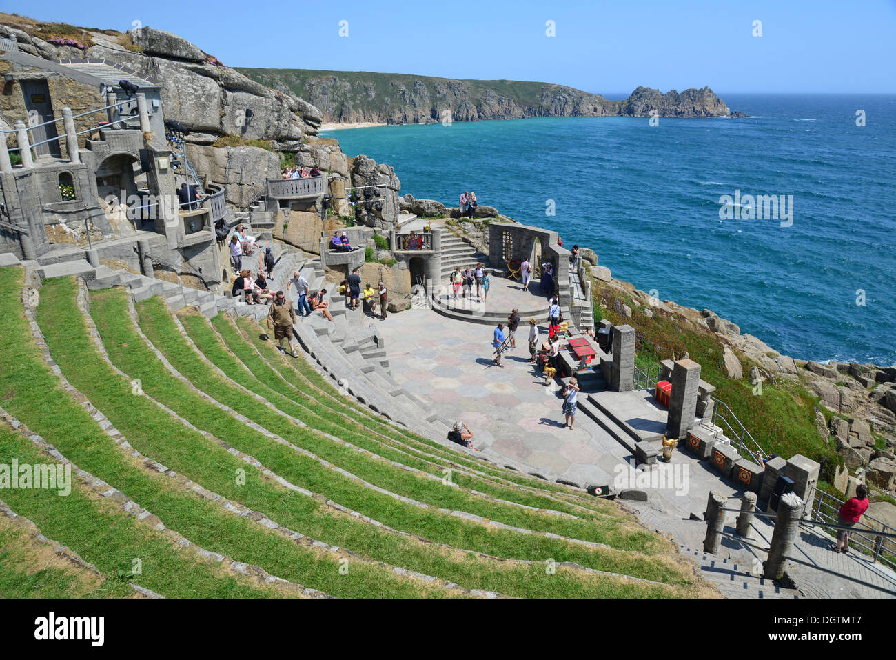 Minack Theatre Cornwall Seating High Resolution Stock Photography and ...