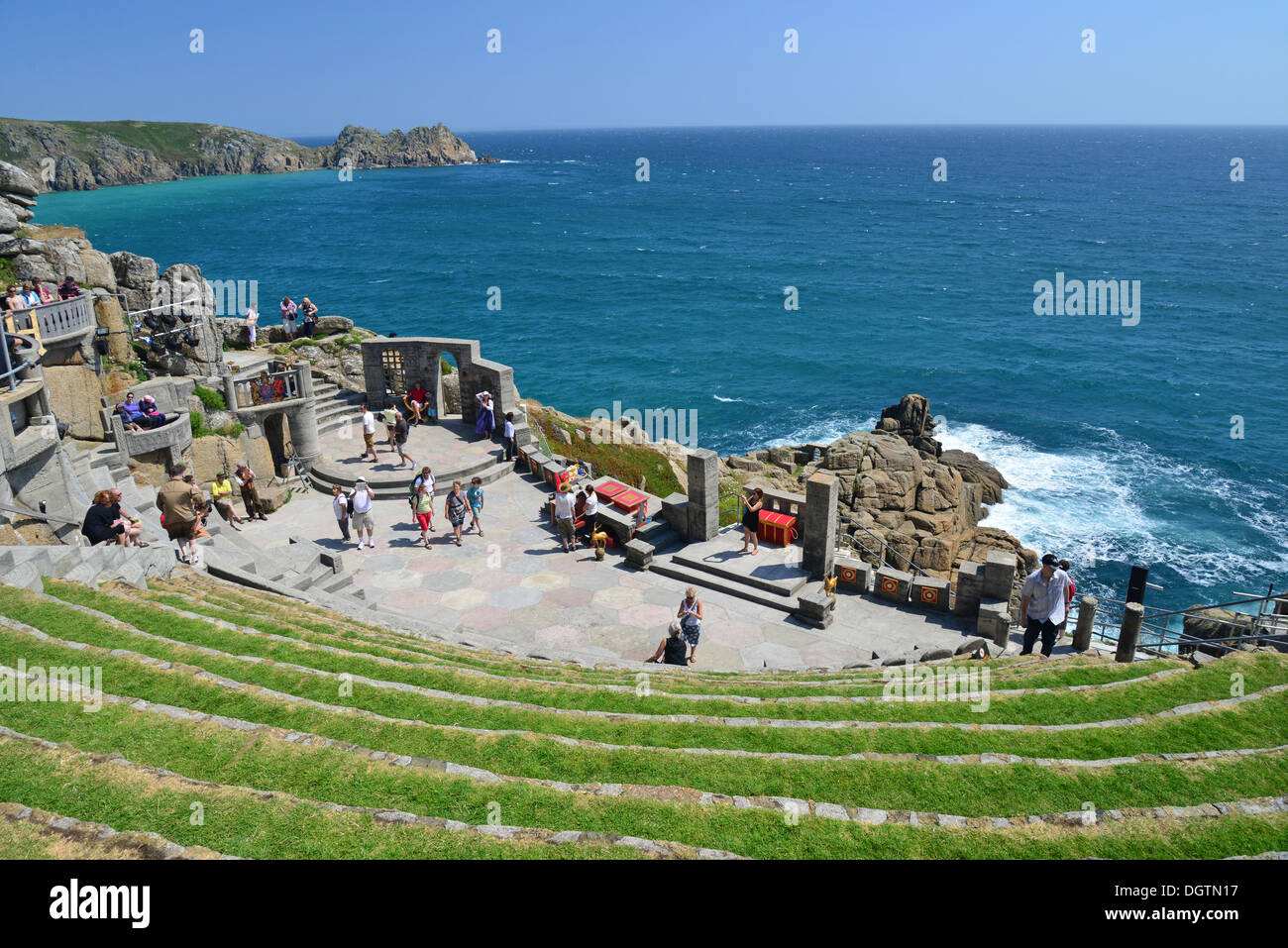 Minack Theatre Cornwall Seating High Resolution Stock Photography and ...