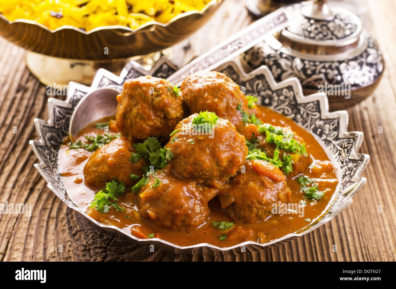 meatballs Kufteh Berenji Stock Photo - Alamy