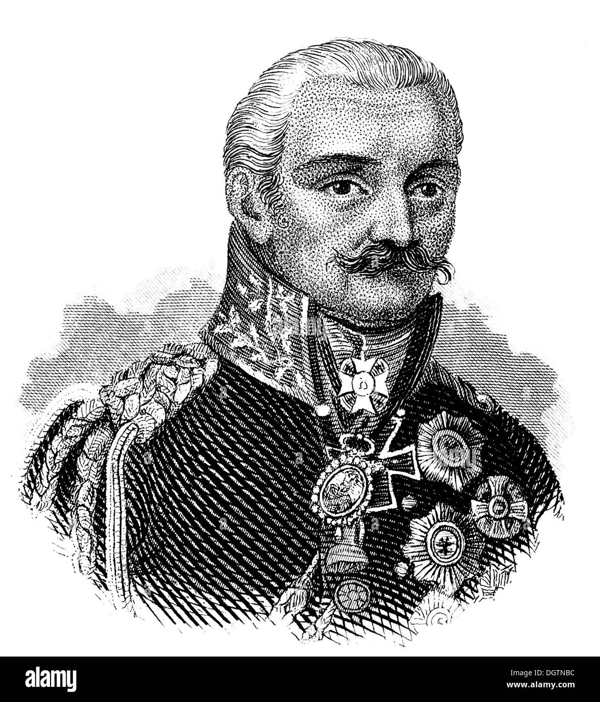Gebhard Leberecht von Bluecher, Prince of Wahlstatt or Marshal Forward ...