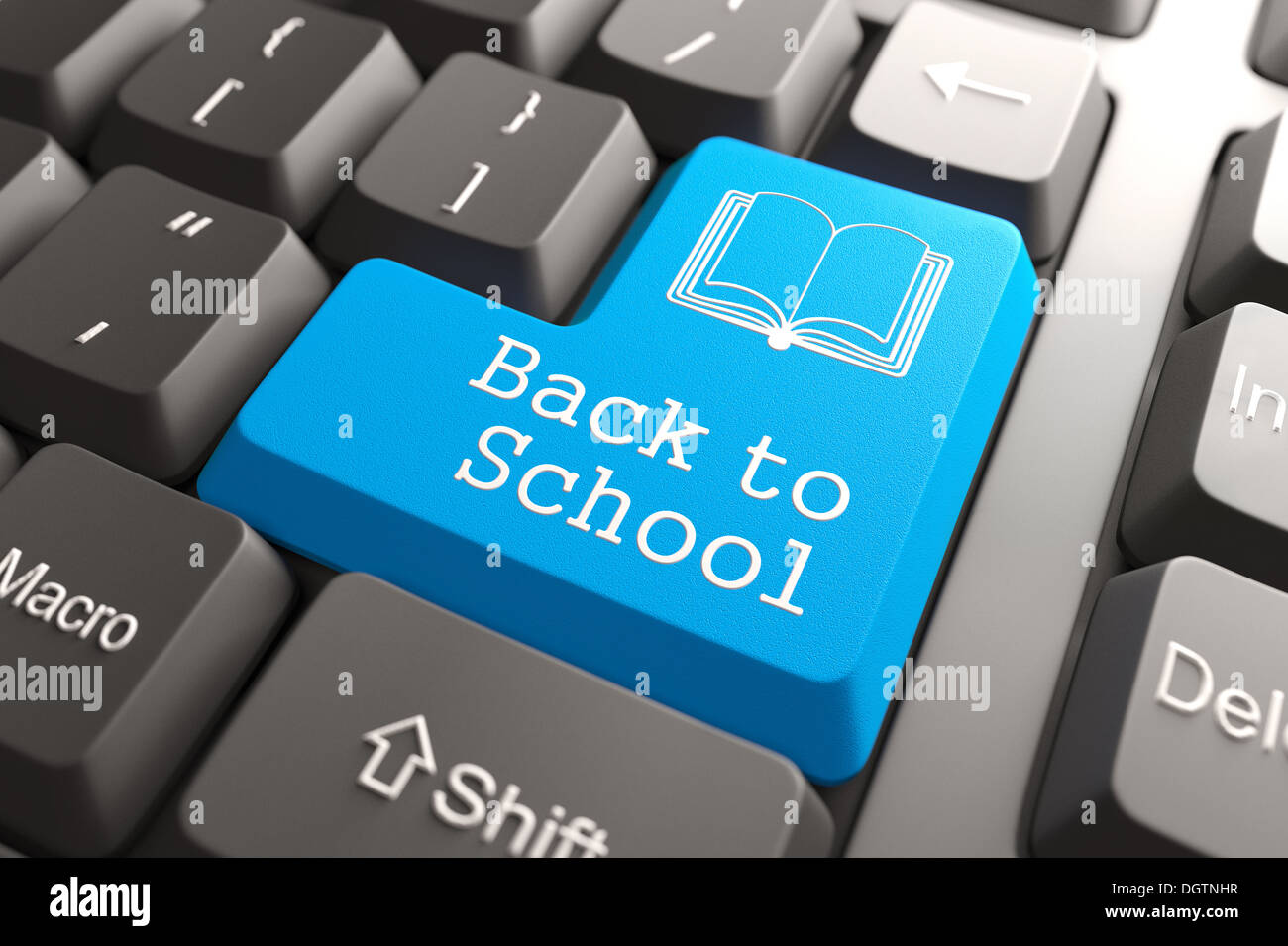 Keyboard with "Back to School" Button Stock Photo - Alamy