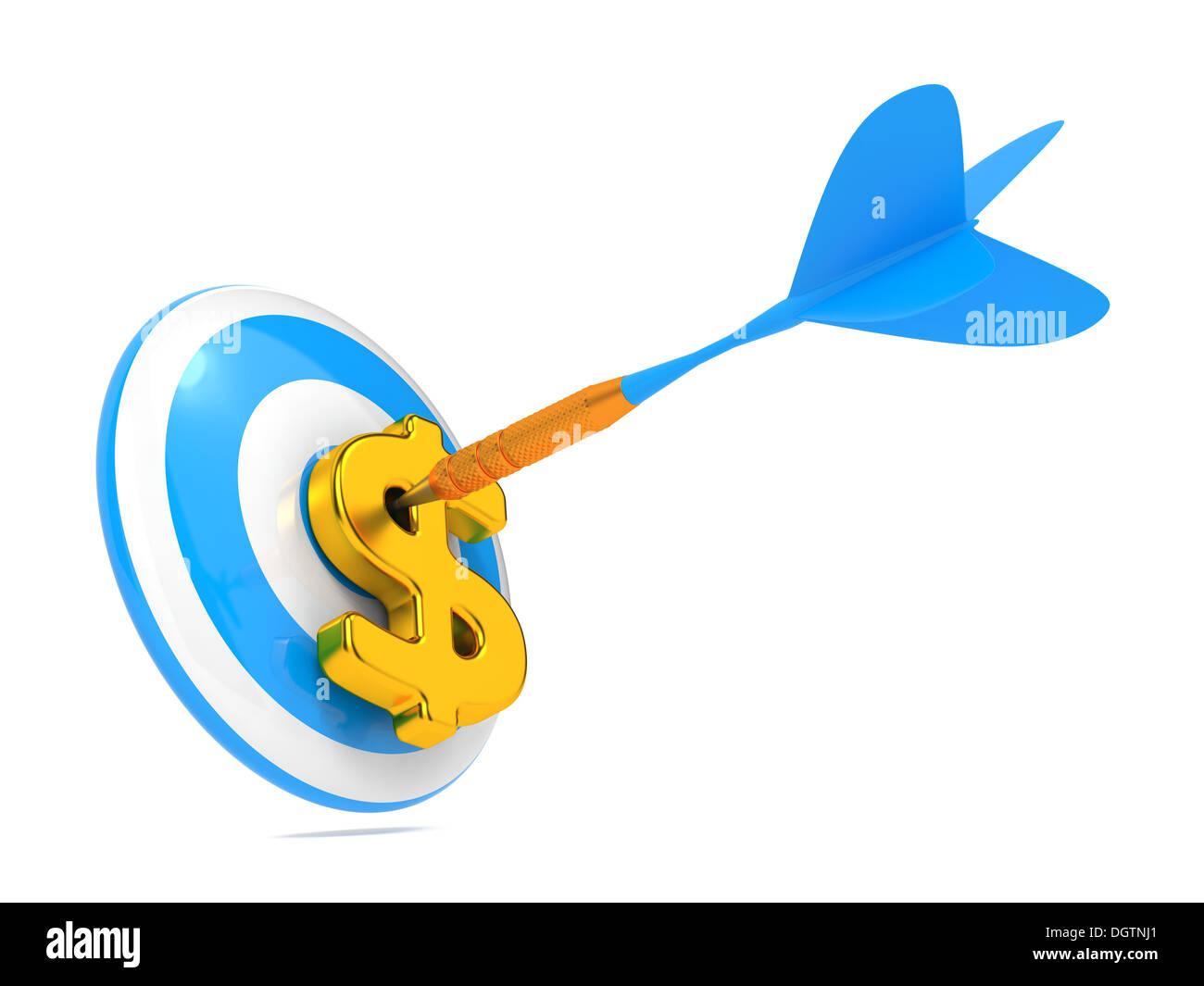 Dart and Dollar. Business Concept Stock Photo - Alamy