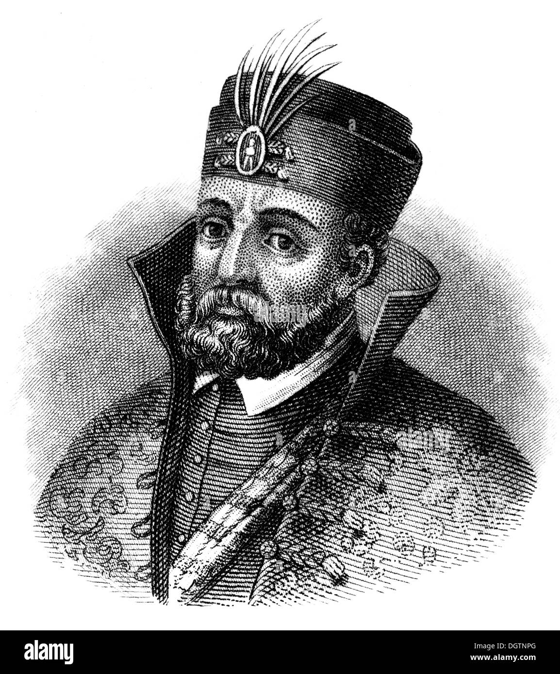 Nikola Šubić Zrinski or Miklós Zrínyi, 1508 - 1566, a Croatian nobleman ...