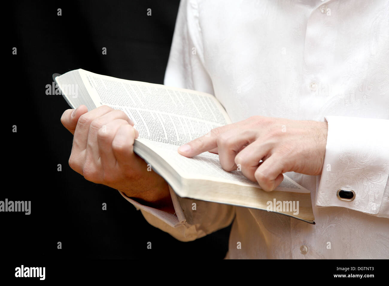 Men read Holy Bible Stock Photo - Alamy