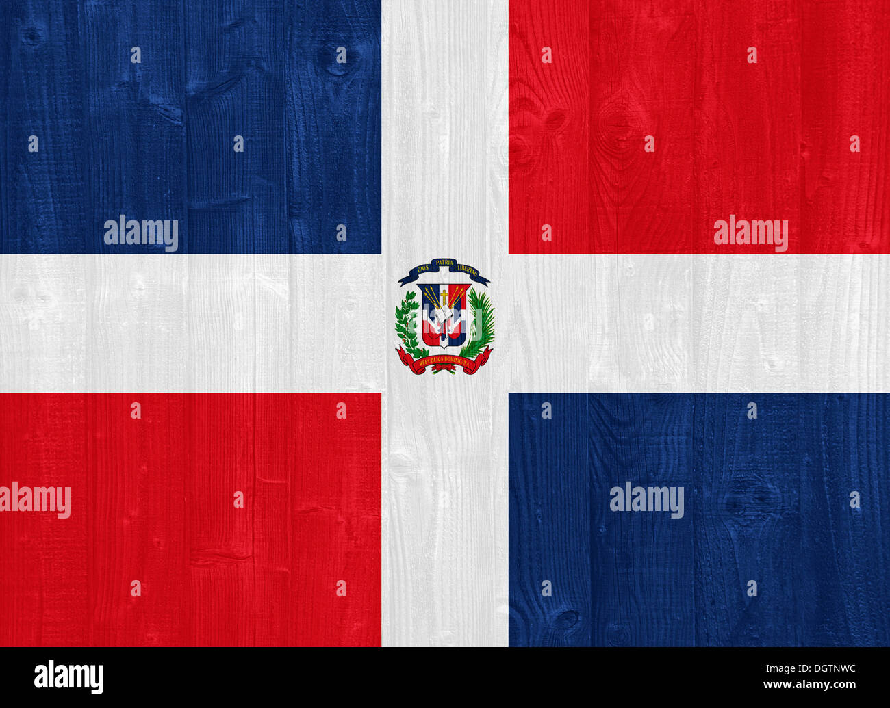 Dominican republic flag hi-res stock photography and images - Alamy