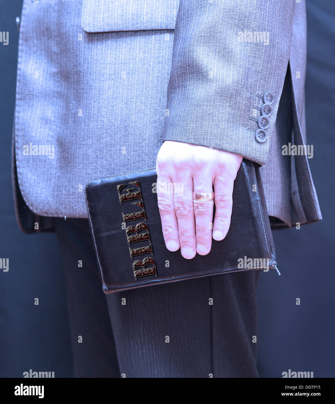 Men with Holy Bible Stock Photo - Alamy