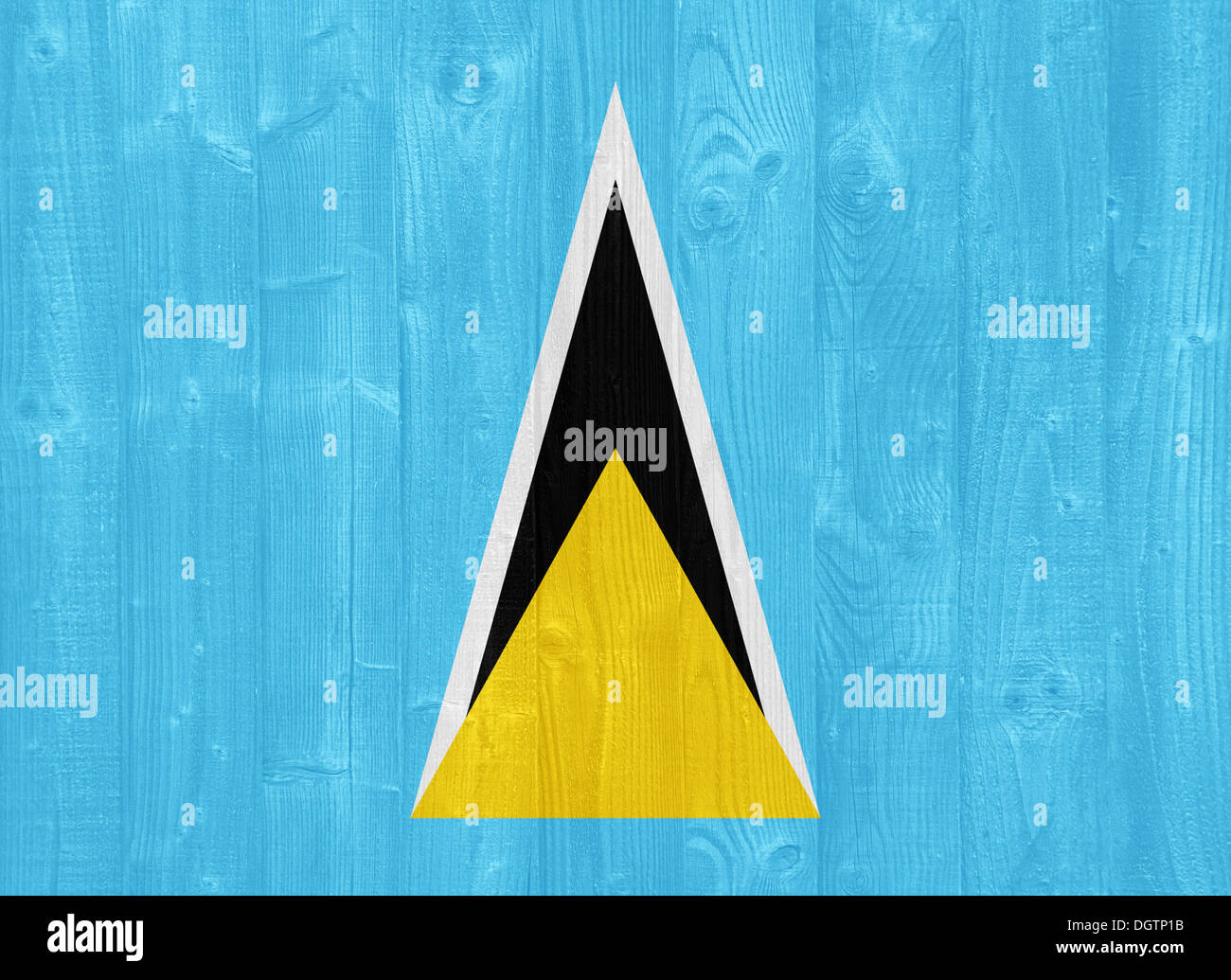 Saint lucian flag hi-res stock photography and images - Alamy