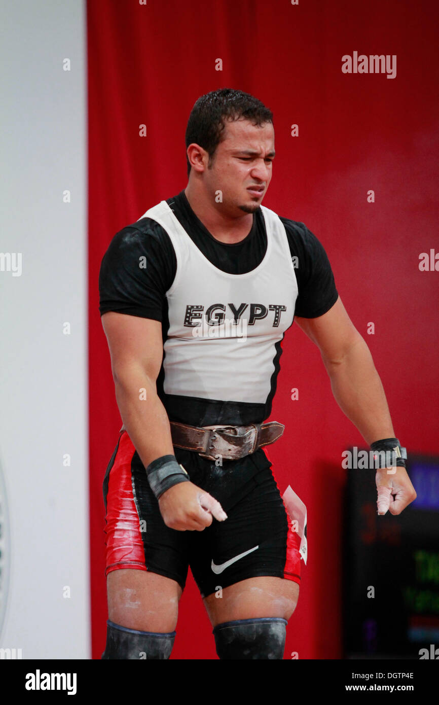 Wroclaw, Poland. 25th Oct, 2013. Yahia Fouad Tarek (EGY) during Men's ...
