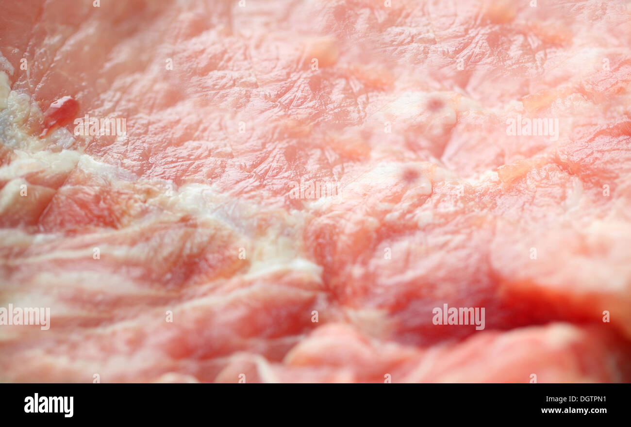 Pictured meat. Pork close-up Stock Photo - Alamy