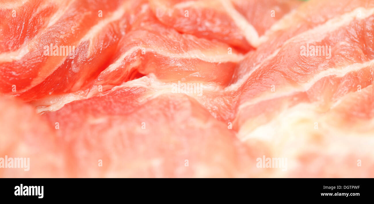 Pictured meat. Pork close-up Stock Photo - Alamy