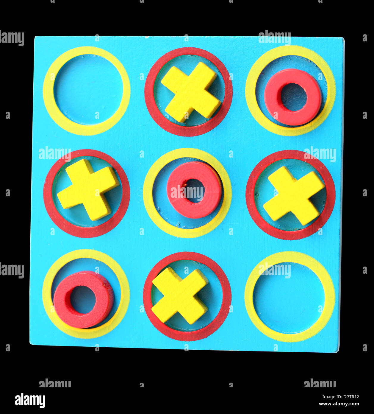 tic-tac-toe isolated on white background Stock Photo - Alamy