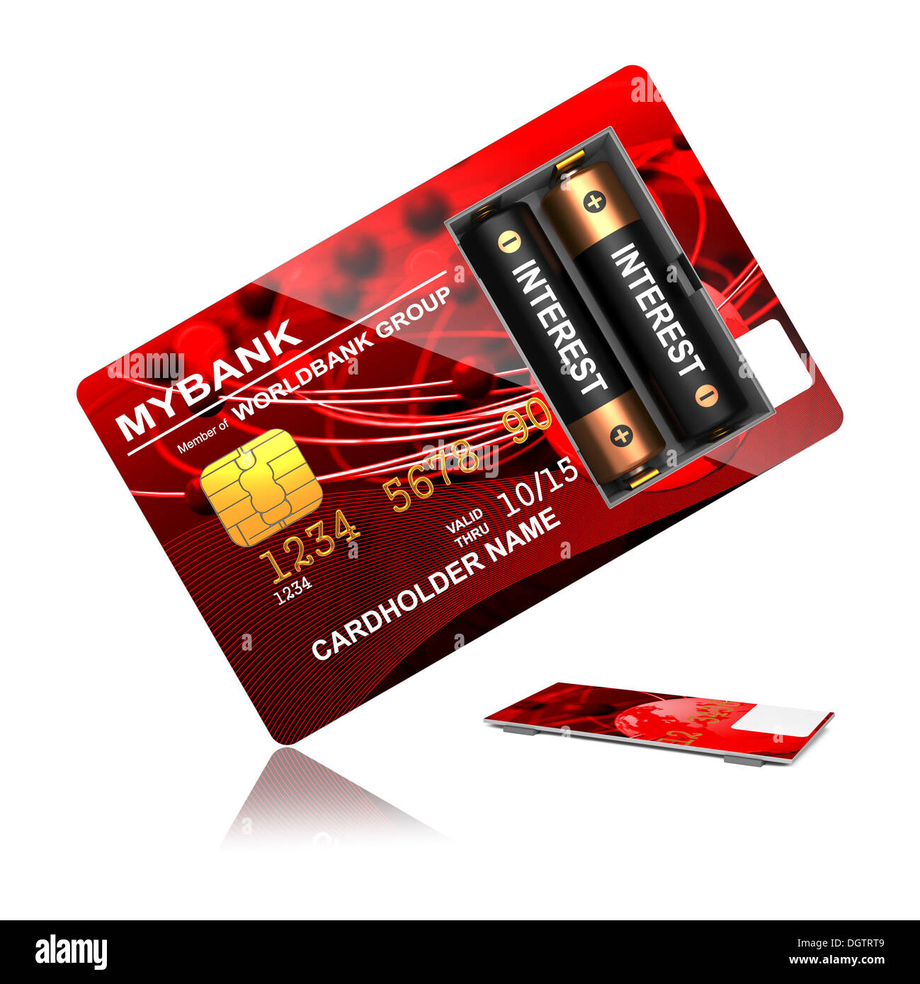 Bank interest rate sign Cut Out Stock Images & Pictures - Alamy