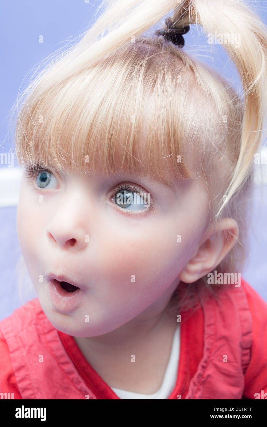 Surprised Toddler Portrait Stock Photo - Alamy