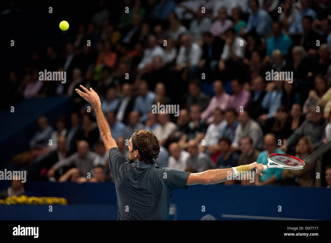 Front View Federer Serve
