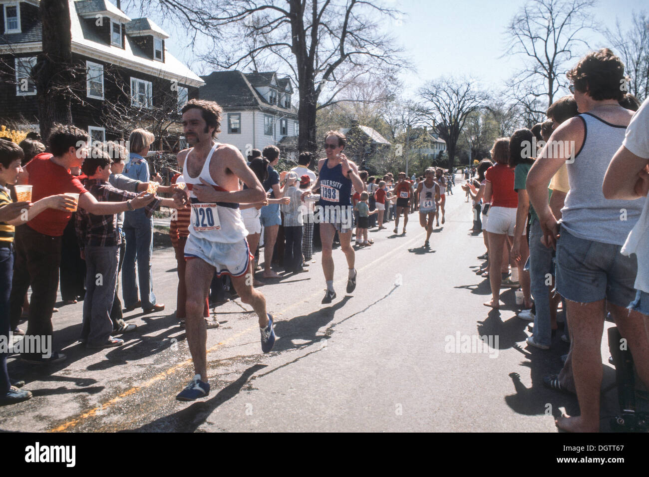 1977 Boston Marathon Stock Photo - Alamy
