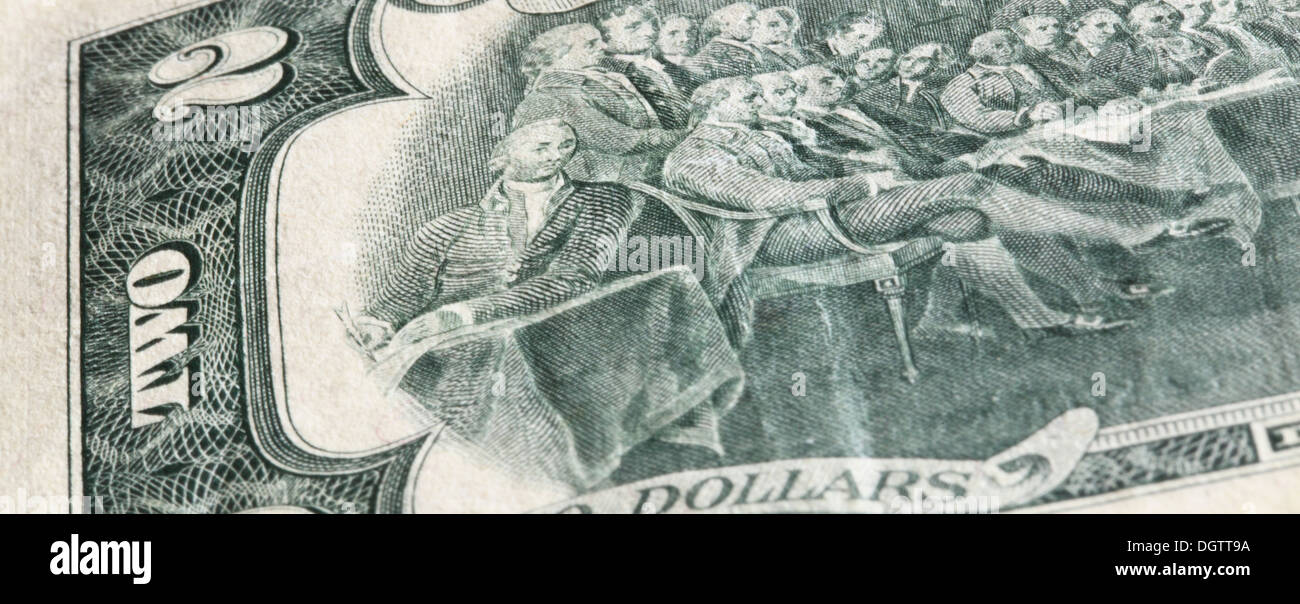 Two dollar bill, stack hi-res stock photography and images - Alamy