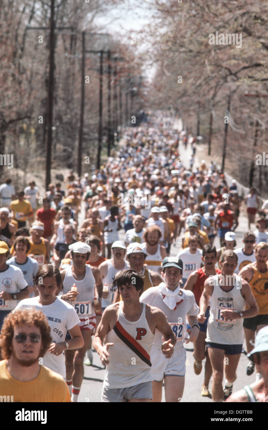 1977 Boston Marathon Stock Photo - Alamy