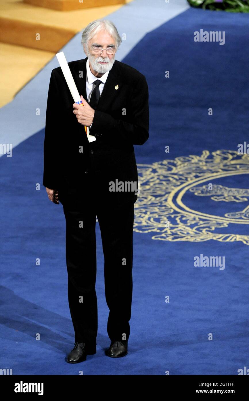 Oviedo, Spain. 25th Oct, 2013. Michael Haneke attends the 'Prince of ...
