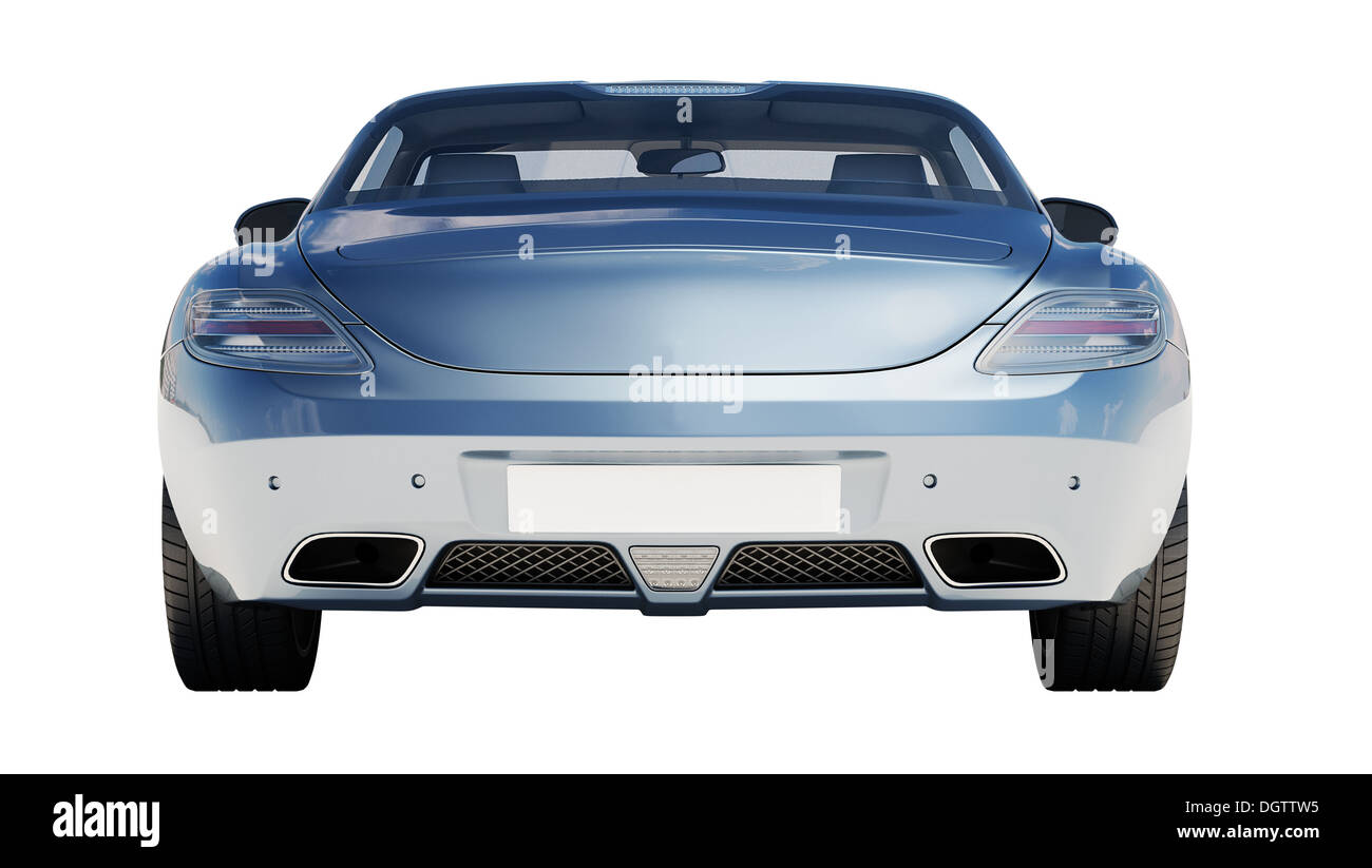 Blue supercar Cut Out Stock Images & Pictures - Alamy