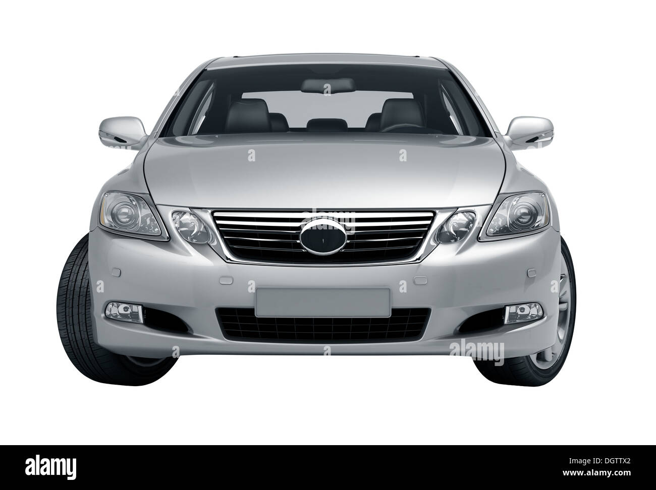 Car front view driver Cut Out Stock Images & Pictures - Alamy