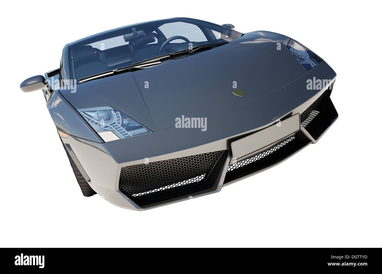 Luxury car front view isolated black hi-res stock photography and ...