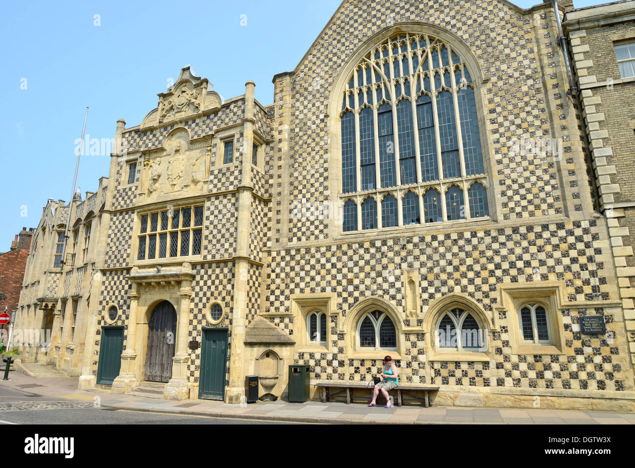 15th century Town Hall and Trinity Guildhall, Saturday Market Place ...