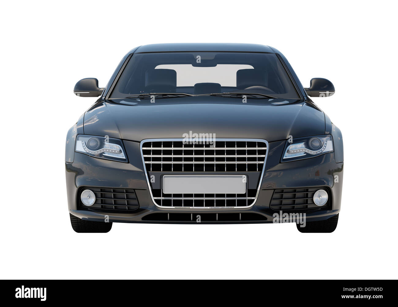 Car front view driver Cut Out Stock Images & Pictures - Alamy