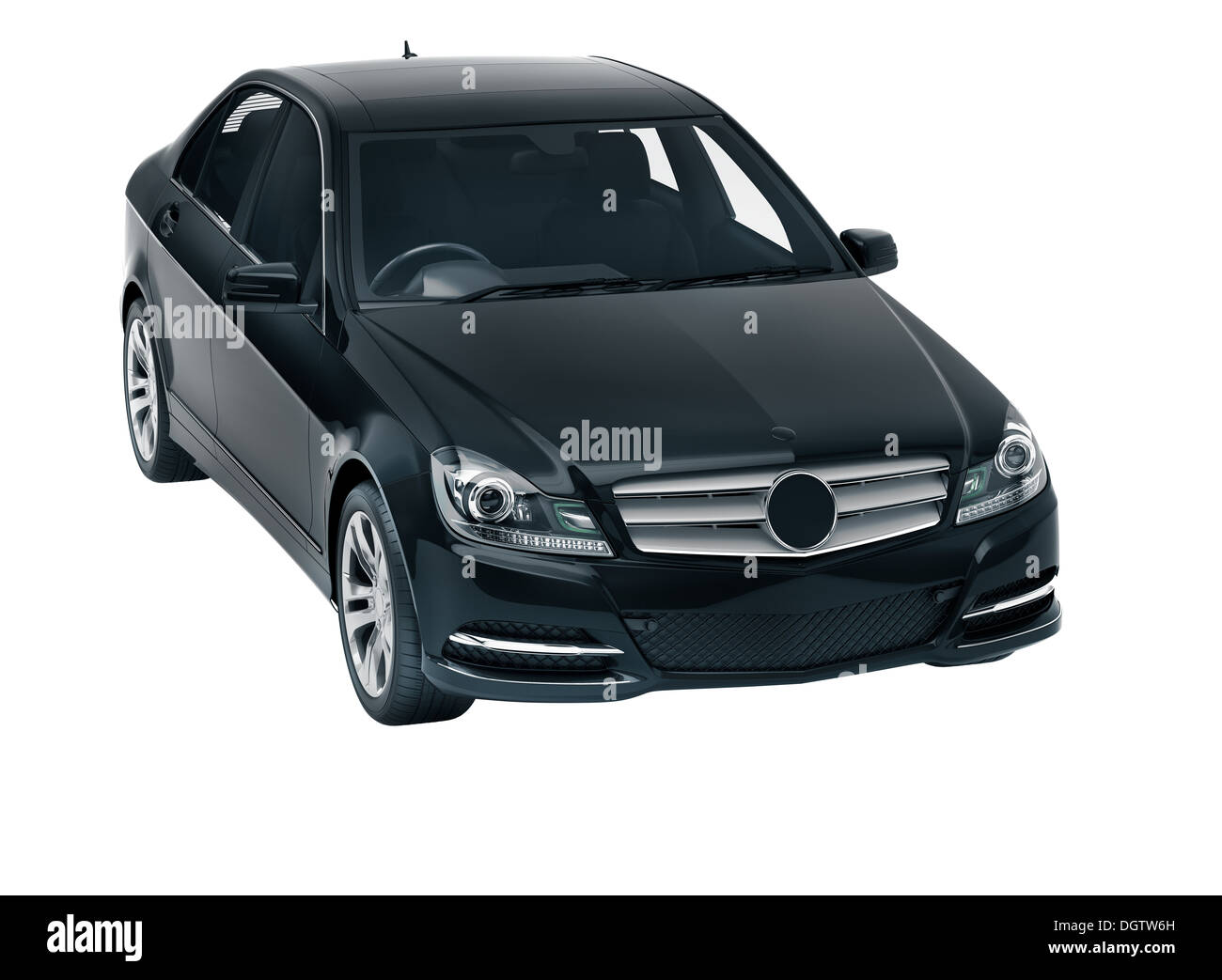 Luxury car in the studio Stock Photo - Alamy