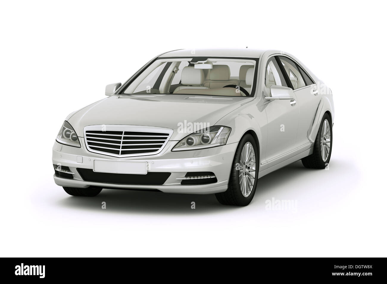 Luxury car in the studio Stock Photo - Alamy