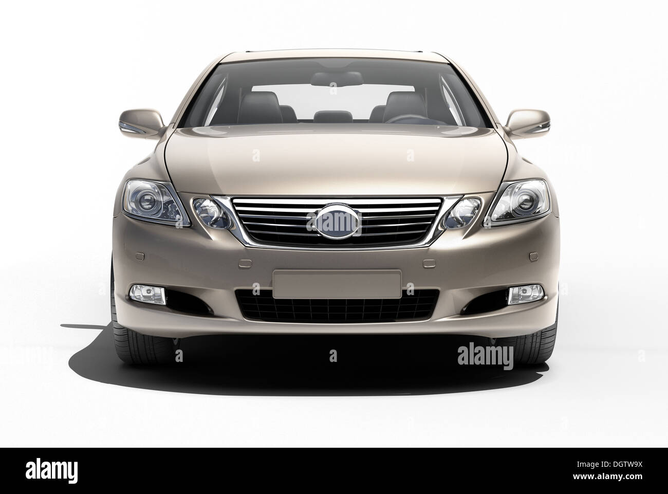 Luxury car in the studio Stock Photo - Alamy