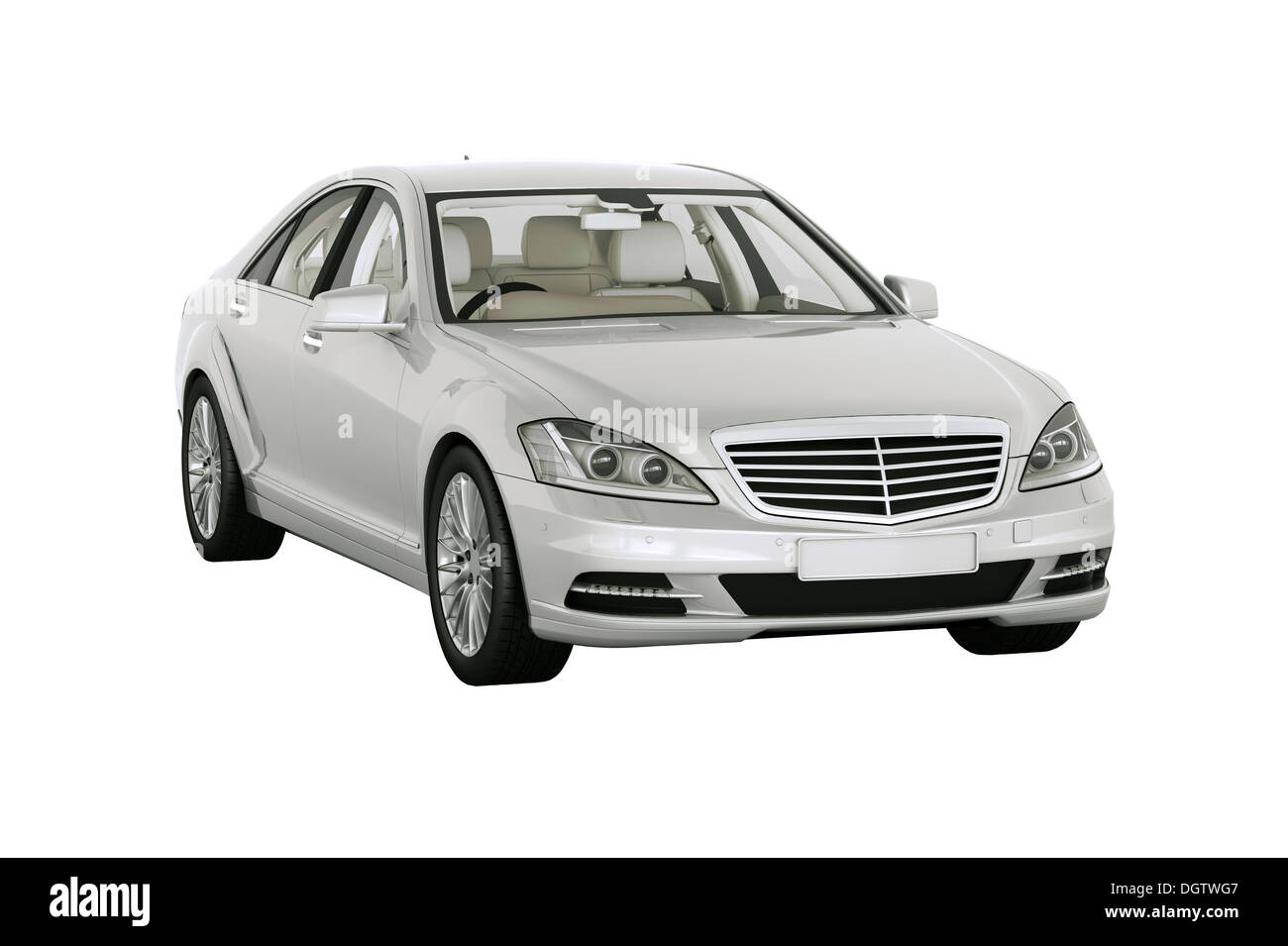 Luxury car in the studio Stock Photo - Alamy