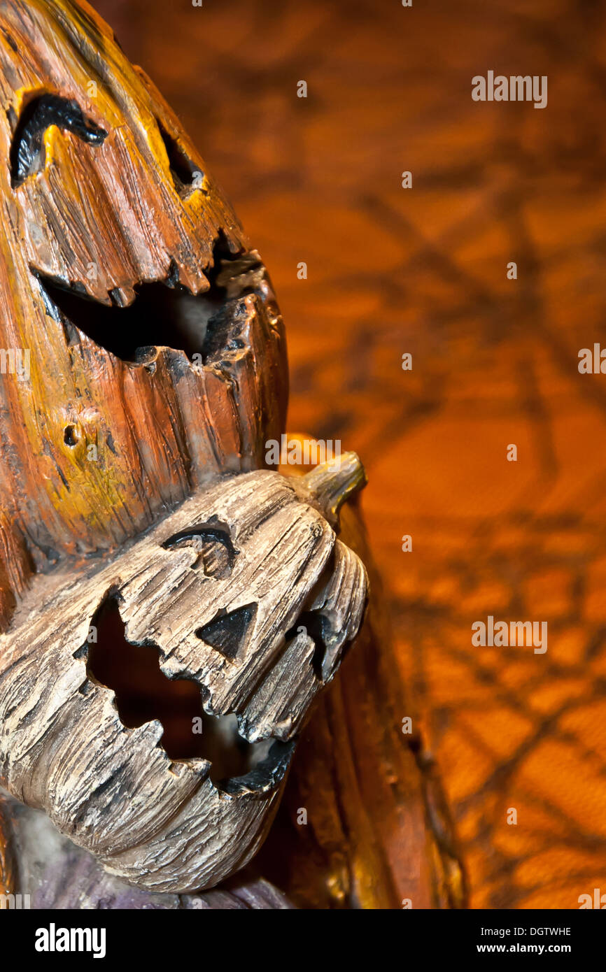 Creepy Smiling Pumpkins Stock Photo - Alamy