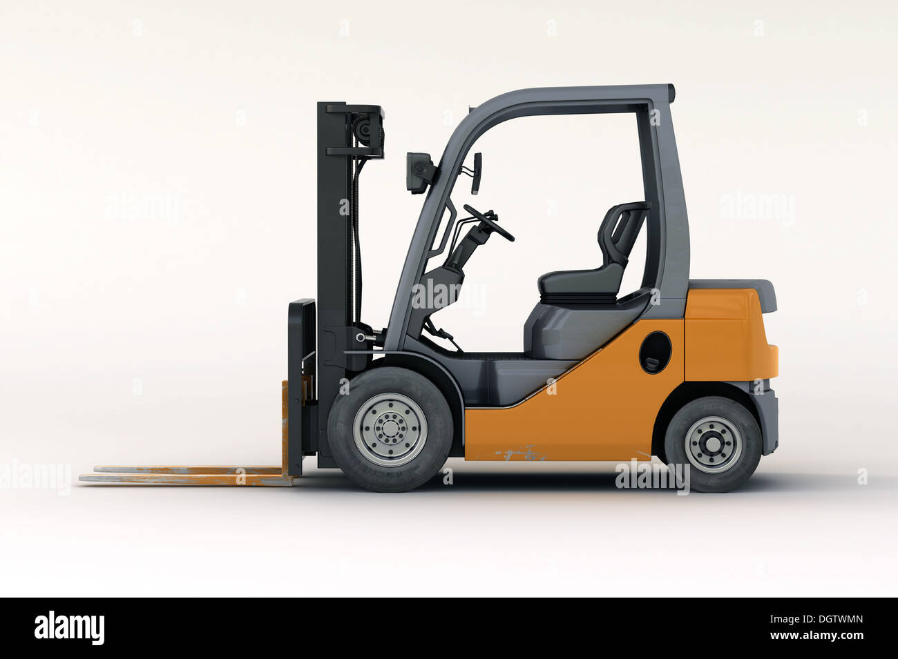 Side loader forklift hi-res stock photography and images - Alamy