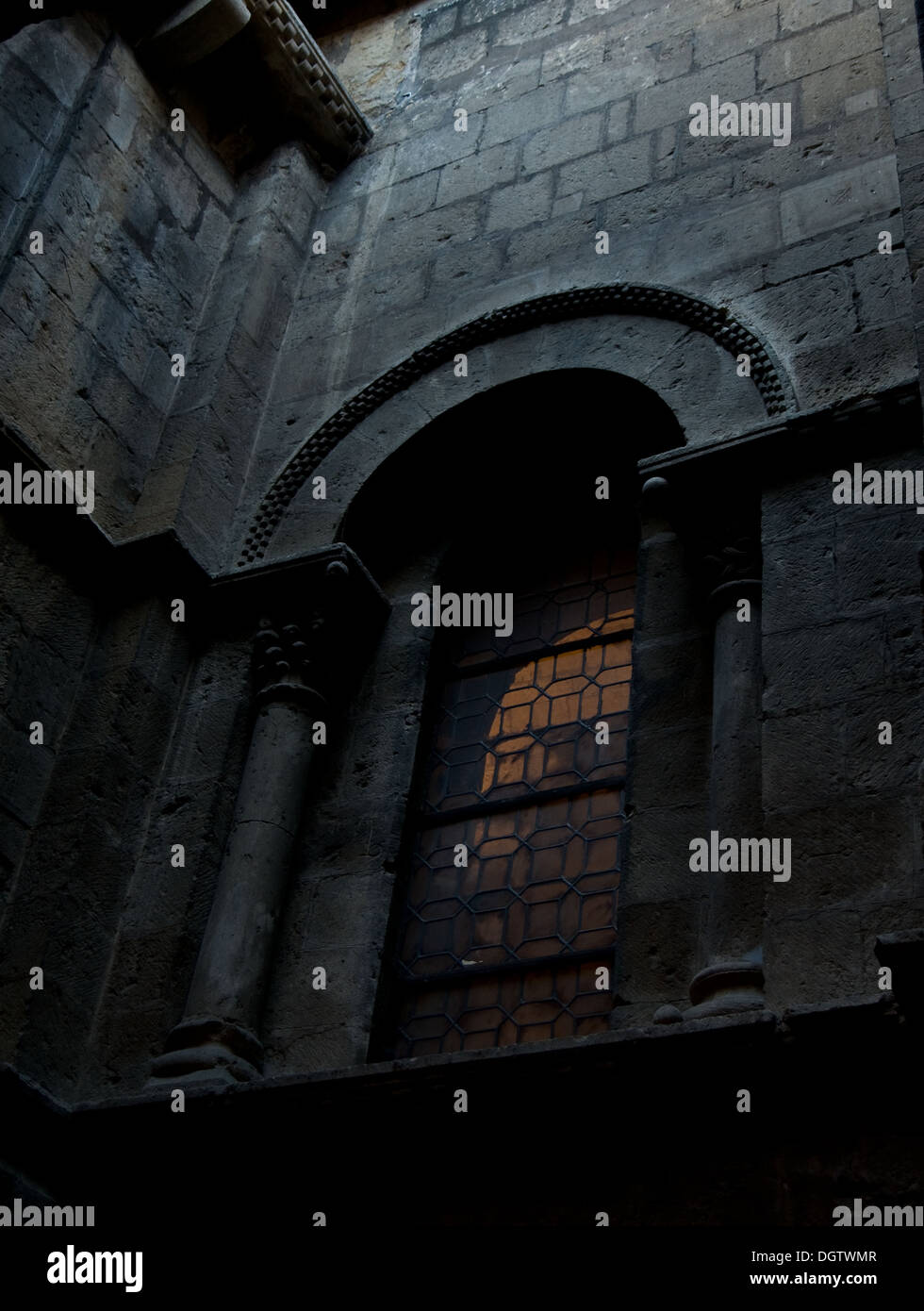 Romanesque window Stock Photo - Alamy