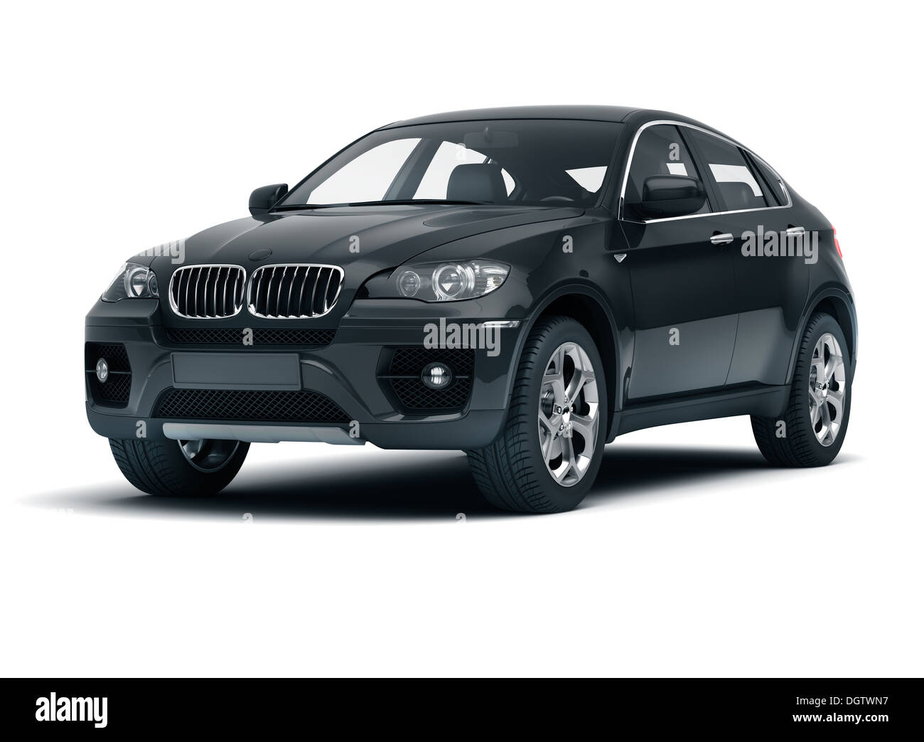Luxury car in the studio Stock Photo - Alamy