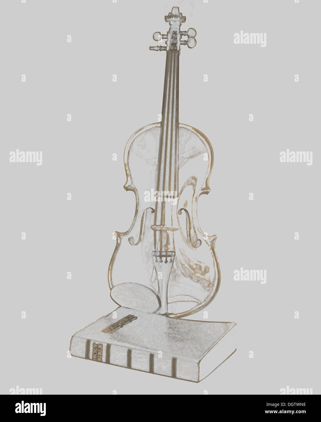 violin with holy Bible isolated on white Stock Photo - Alamy