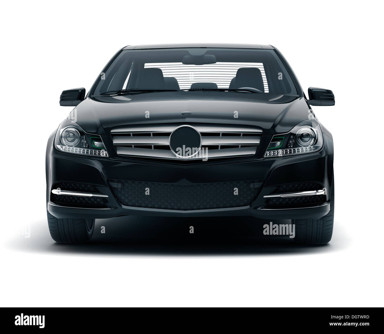 Luxury car in the studio Stock Photo - Alamy