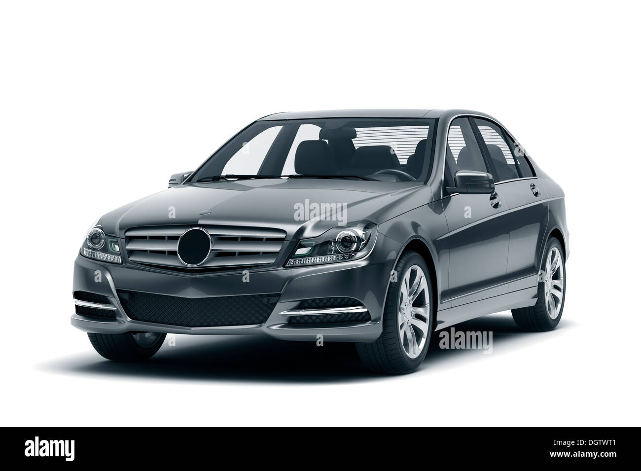 Luxury car in the studio Stock Photo - Alamy