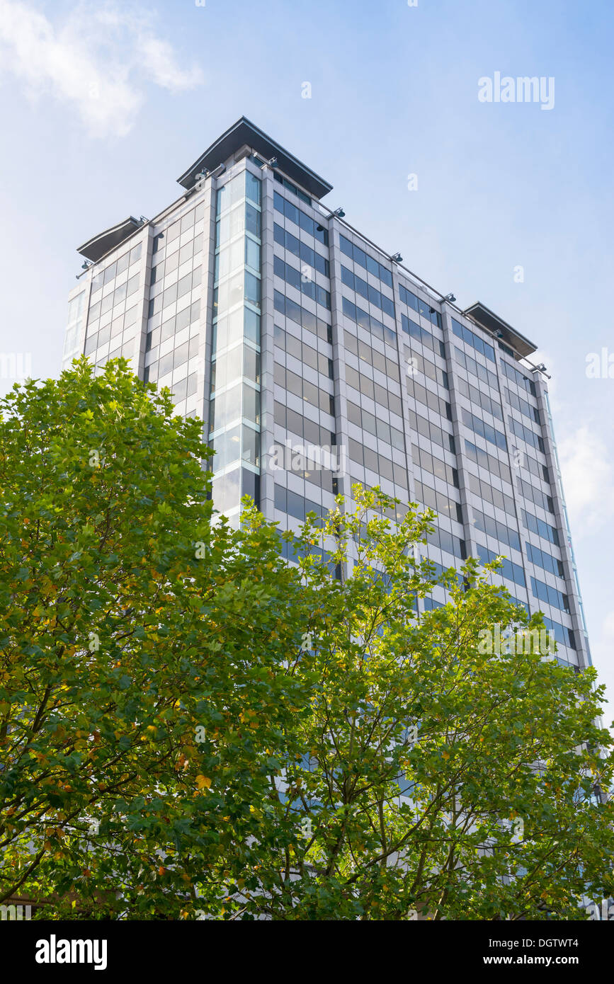 Quayside building, Broad Street, Birmingham, West Midlands, England, UK ...