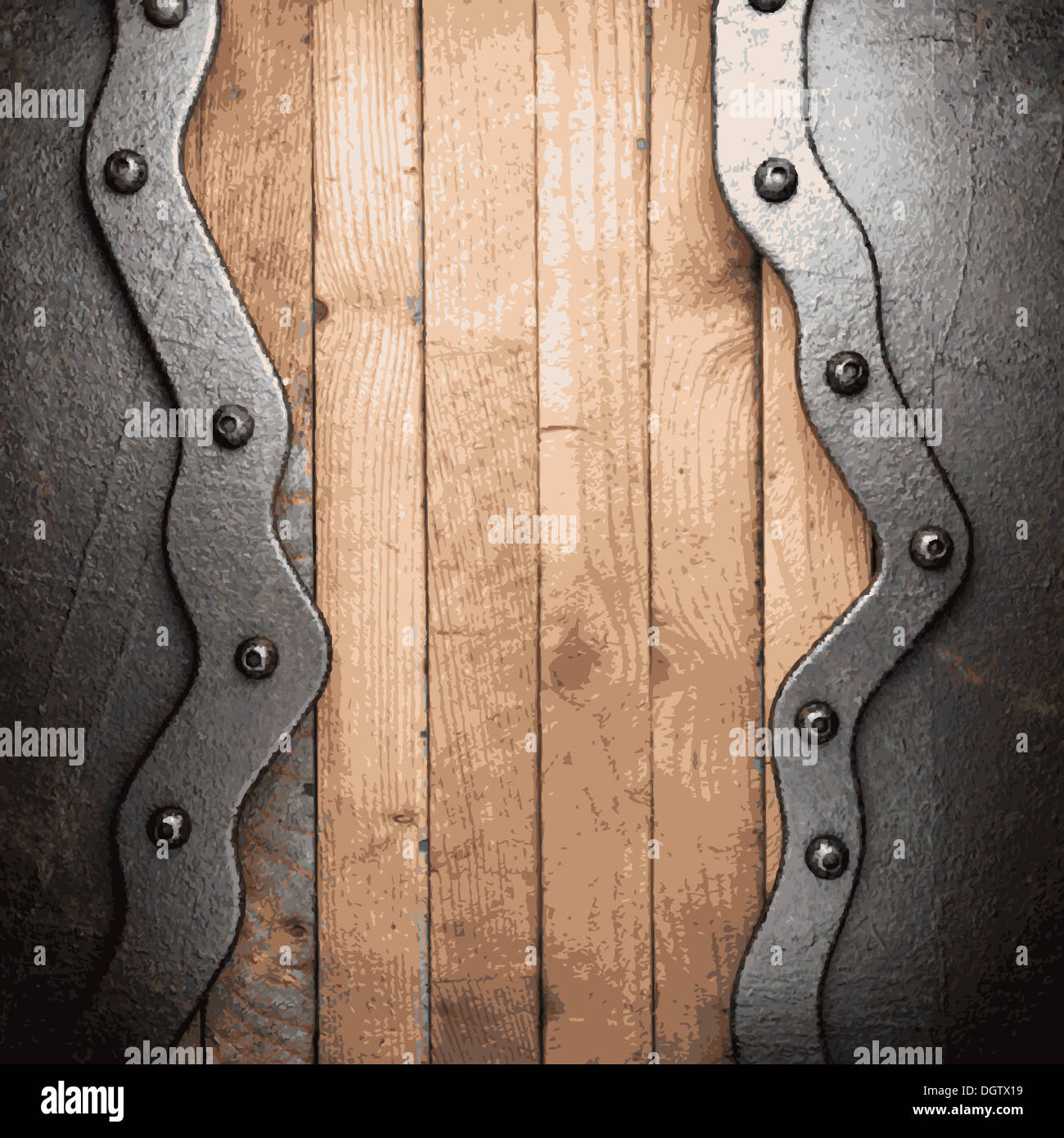 metal and wood background Stock Photo - Alamy