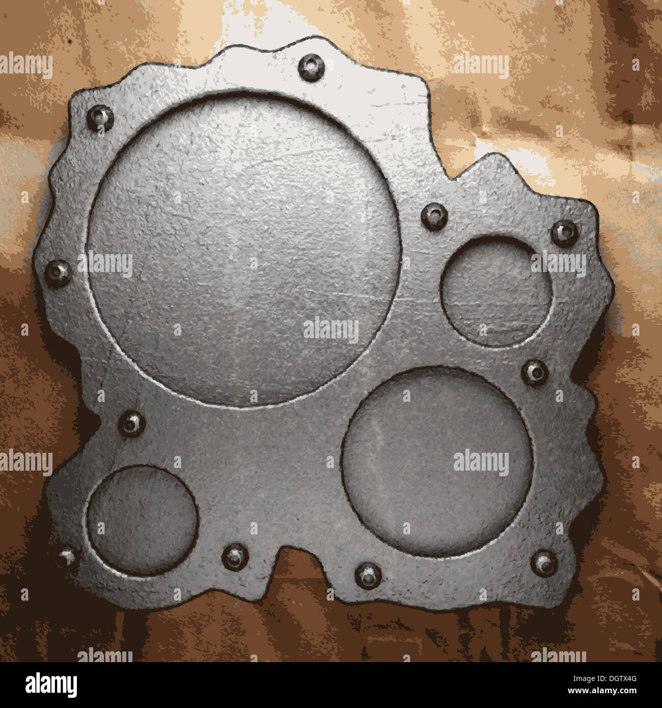 metal and paper background Stock Photo - Alamy
