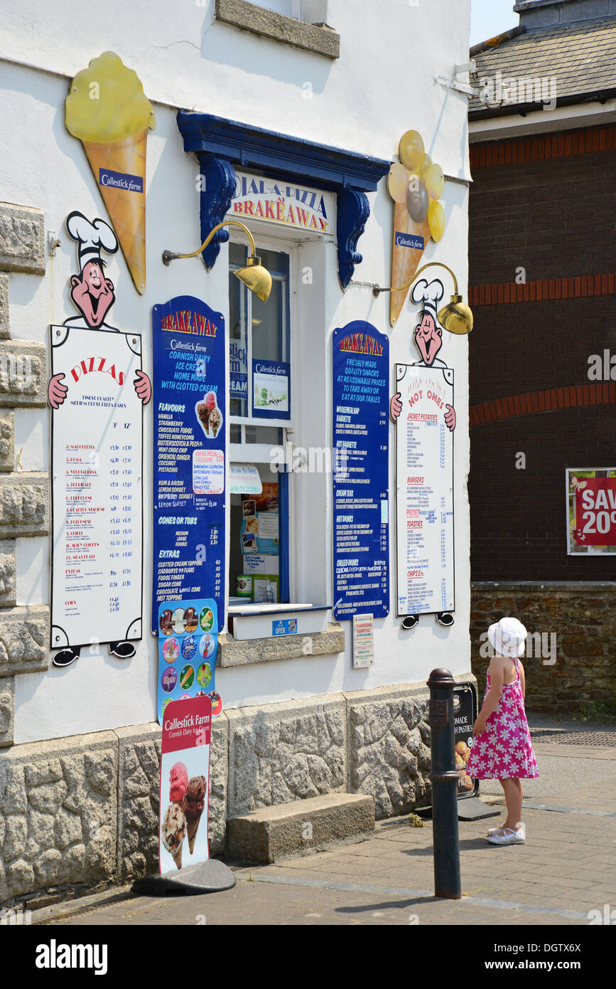 Cornish ice cream shop hi-res stock photography and images - Alamy