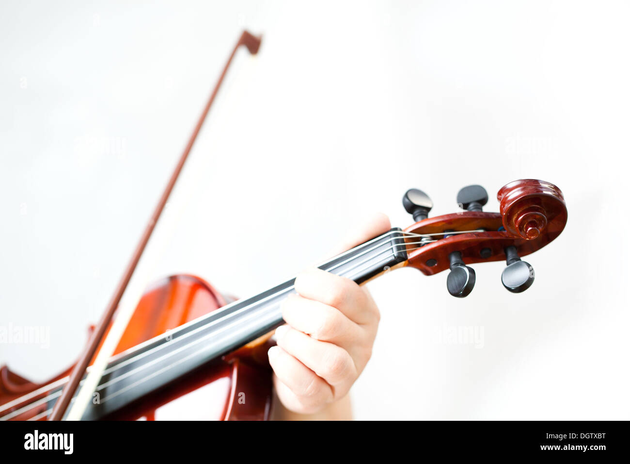 Plucking an instrument horizontal hi-res stock photography and images ...