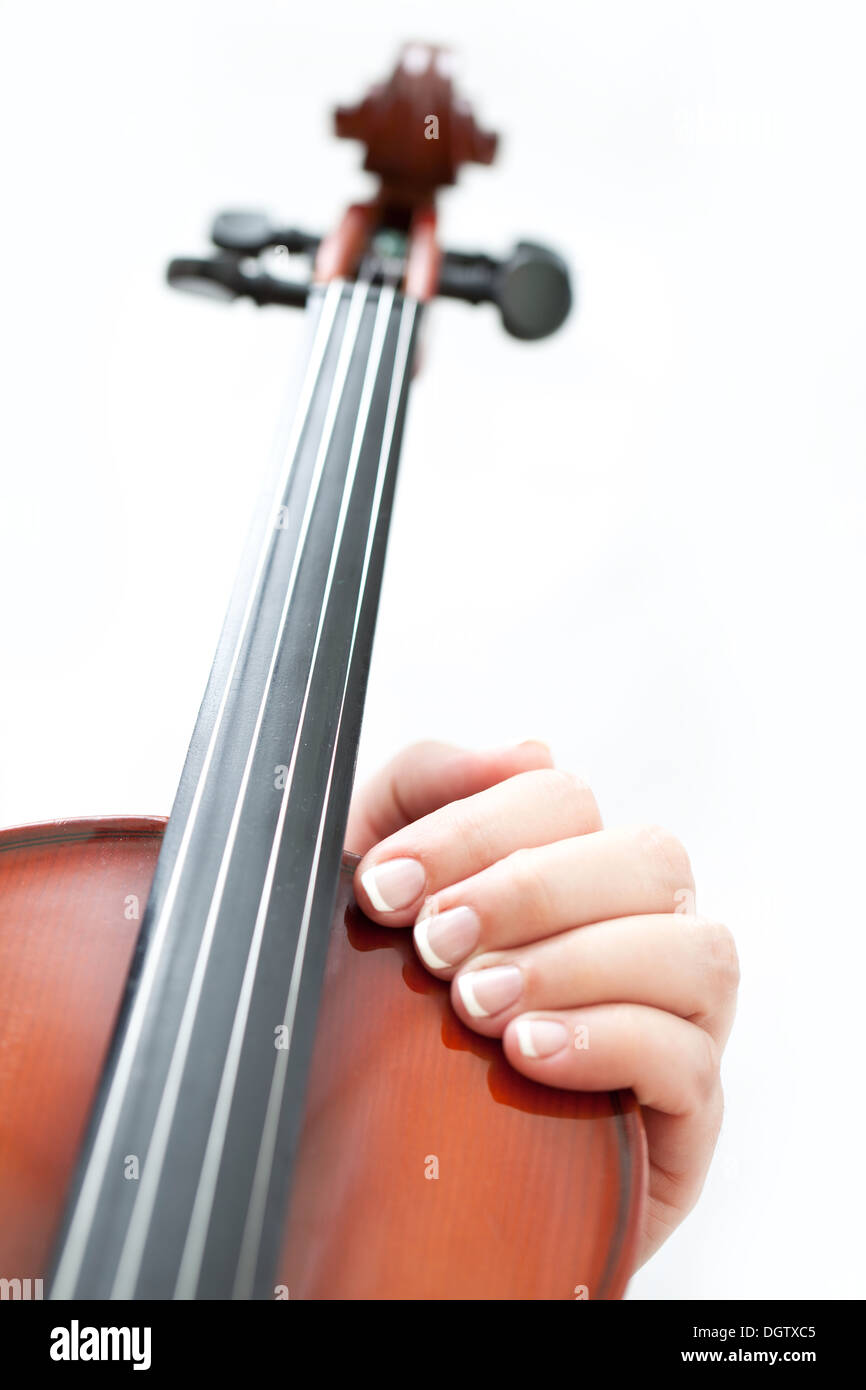 Violin hand position hi-res stock photography and images - Alamy