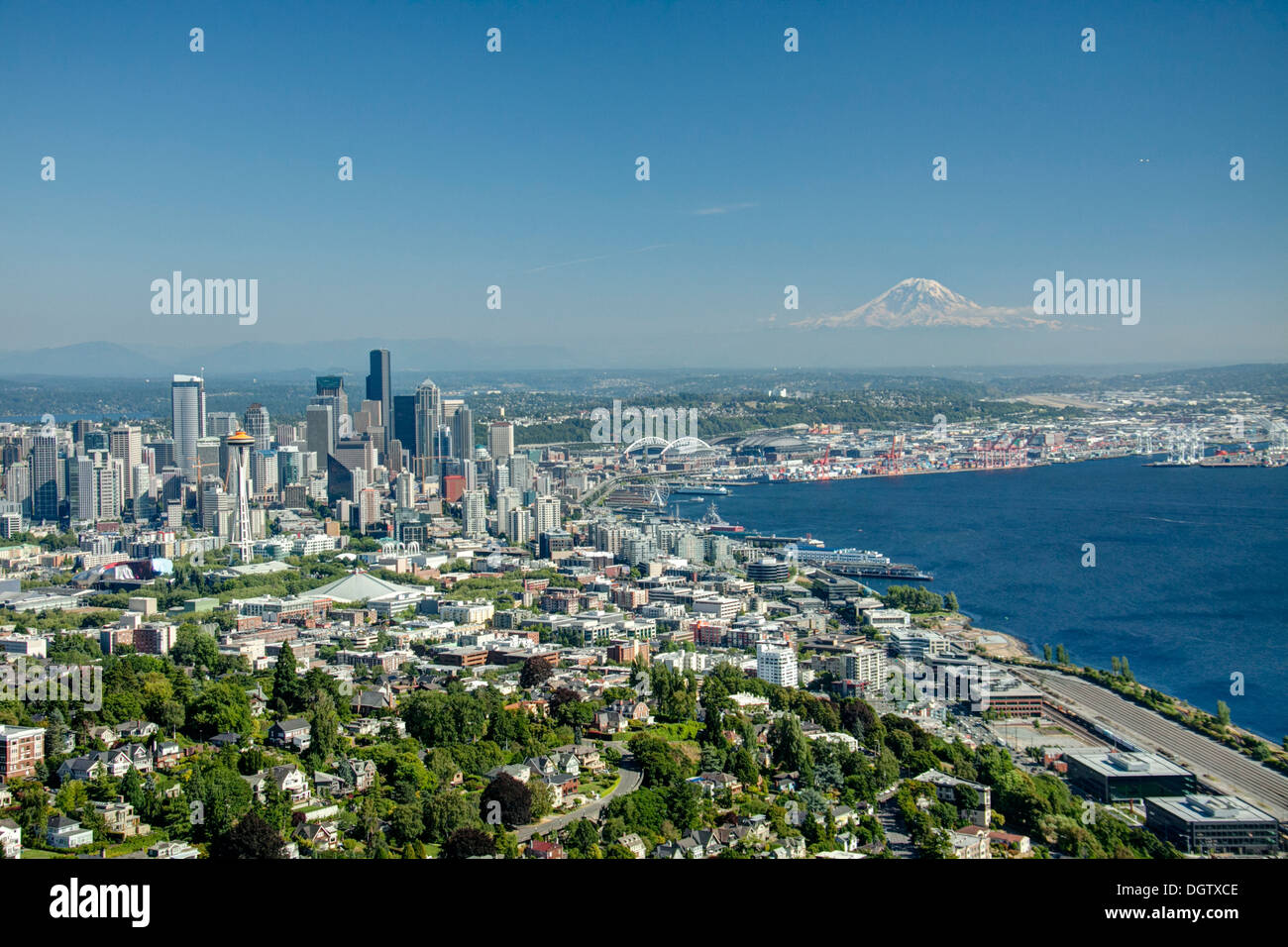 Aerial Photo Seattle, Wa Stock Photo - Alamy